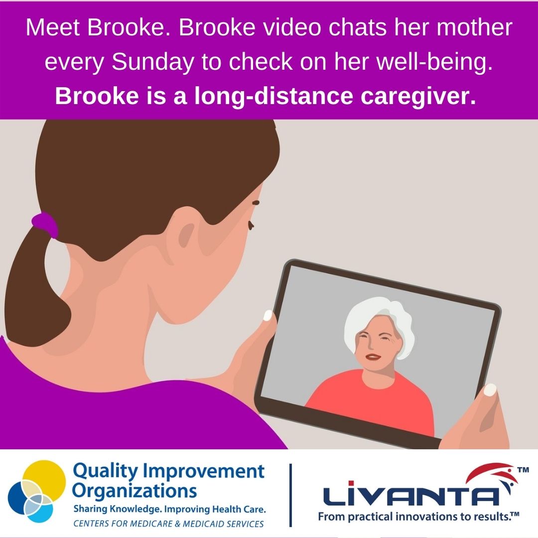 Meet Brooke. Brooke video chats her mother every Sunday to check on her ...